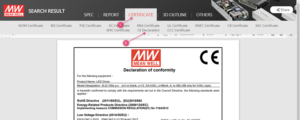 Where to find MEAN WELL’s CE declarations? - All About MEAN WELL Power ...